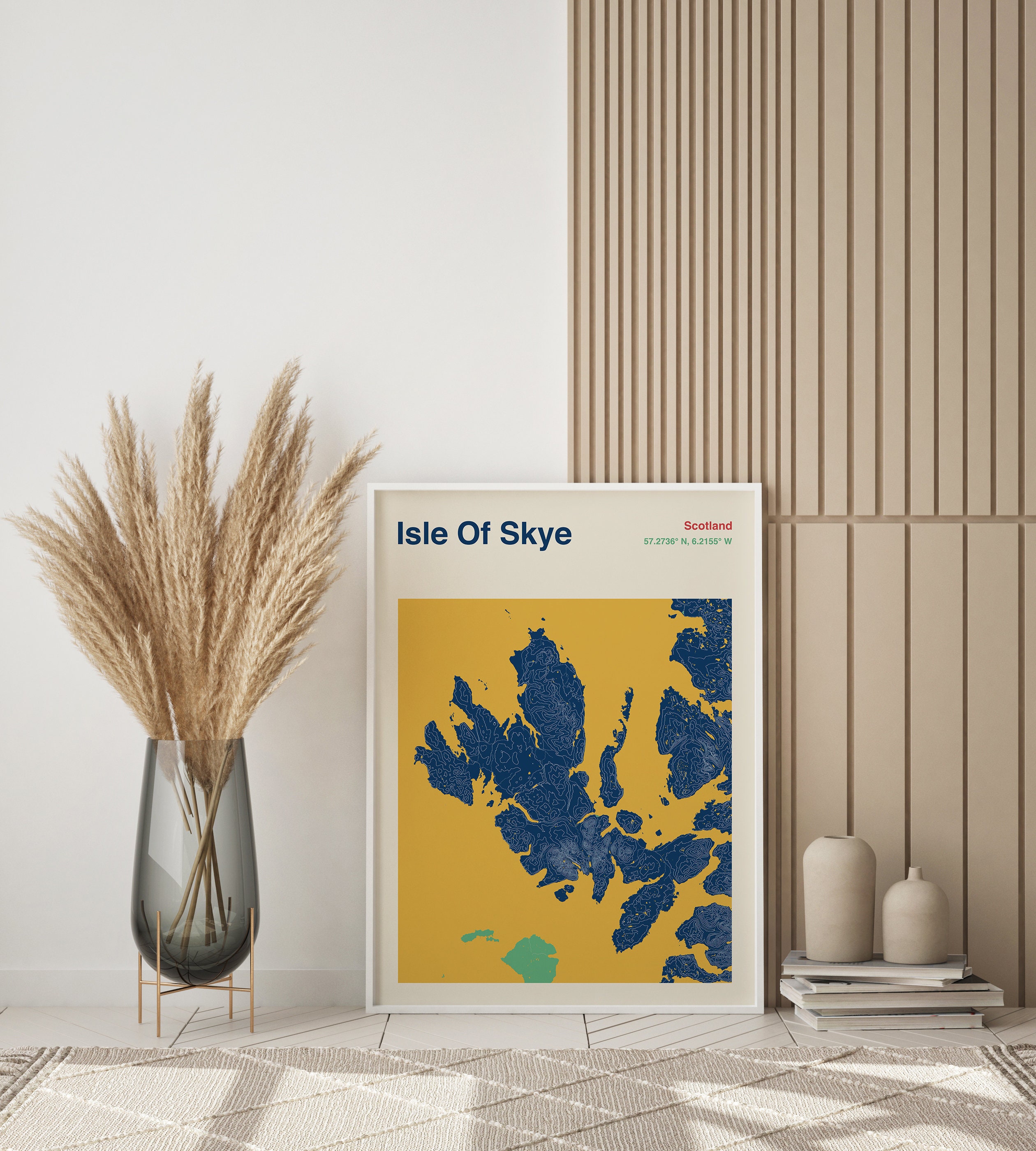 Isle of Skye Map Print Isle of Skye Map Poster Isle of Skye - Etsy UK