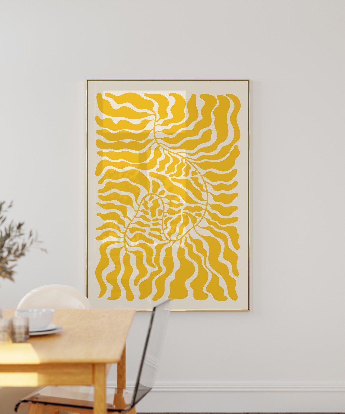 Yellow Matisse Botanical Poster Floral Matisse Wall Art - Etsy