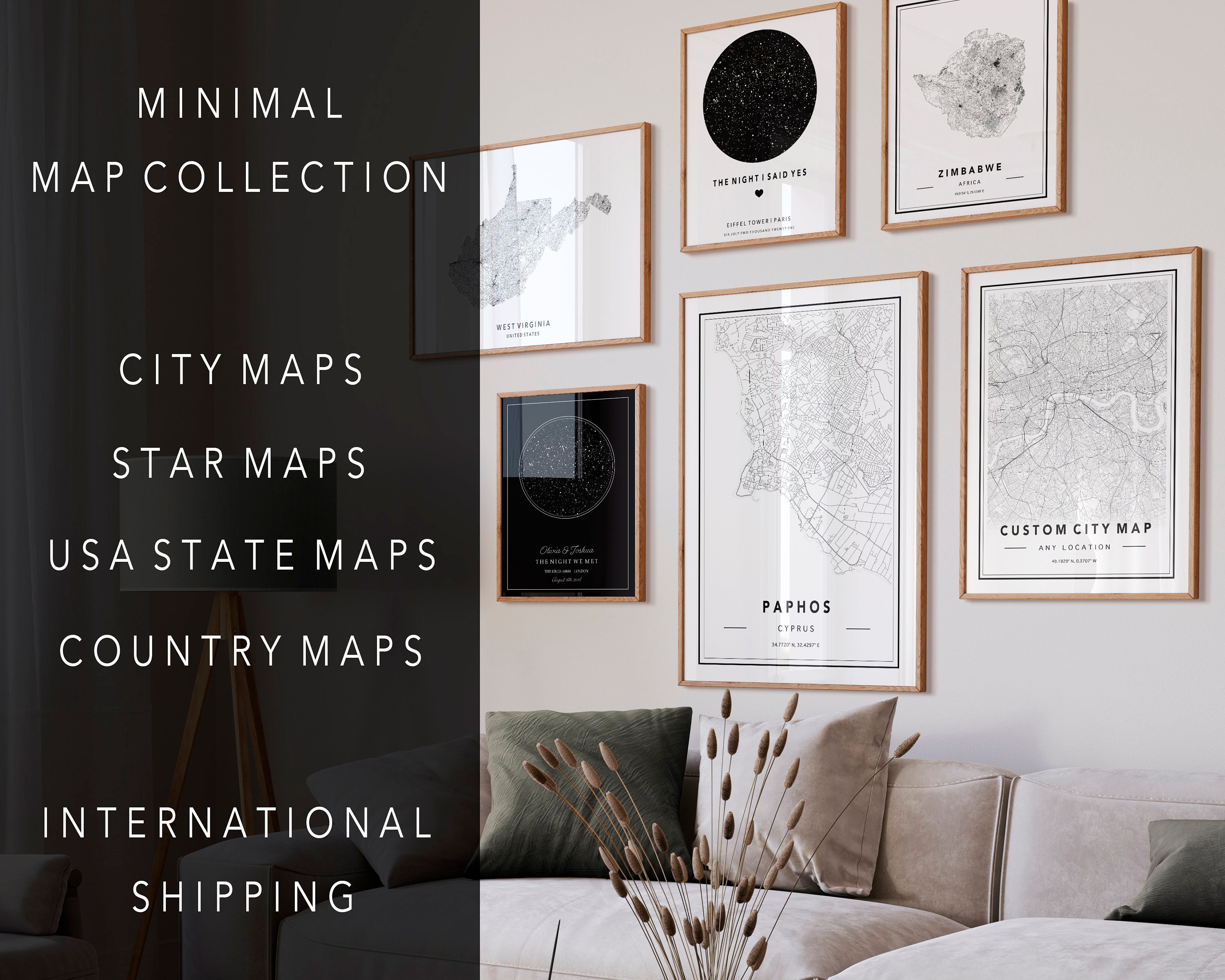 Paphos Map Print Paphos Map Poster Paphos City Map Wall Art - Etsy UK