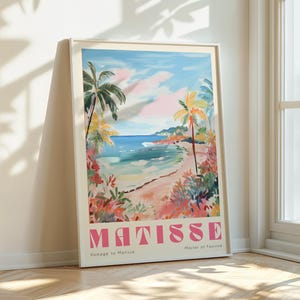 Matisse Beach Prints Set: Pastel Landscape Art (digital Download, Set ...