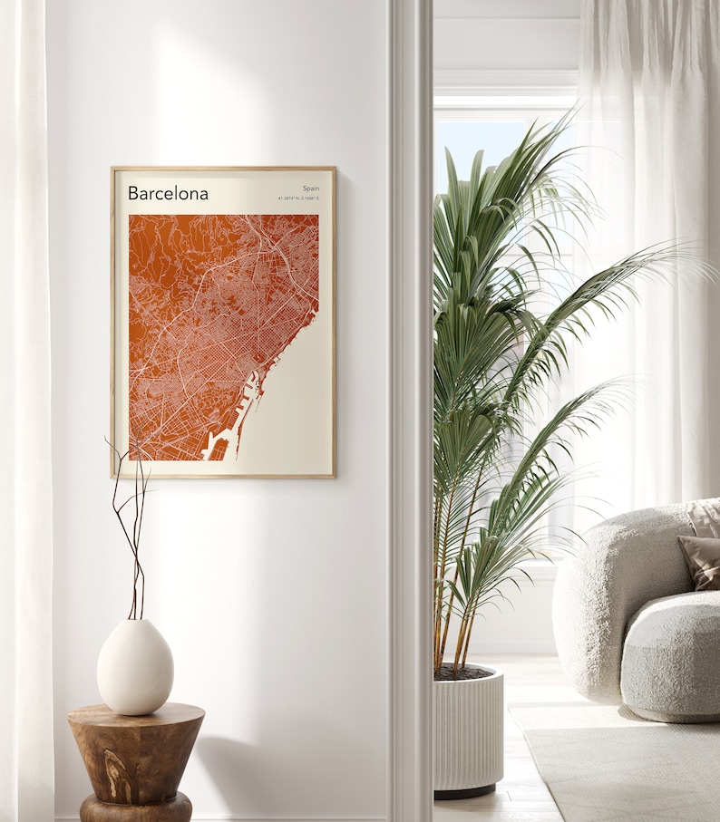 Custom City Map Print Set of 3: Modern Wall Art (digital Download) - Etsy
