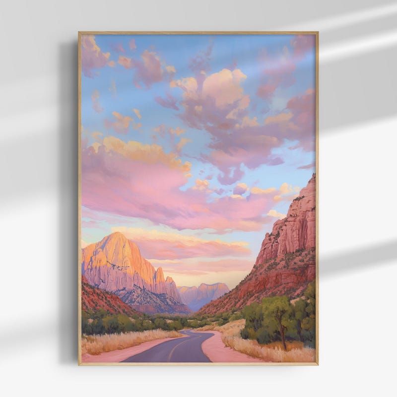 Desert Highway Print - Etsy