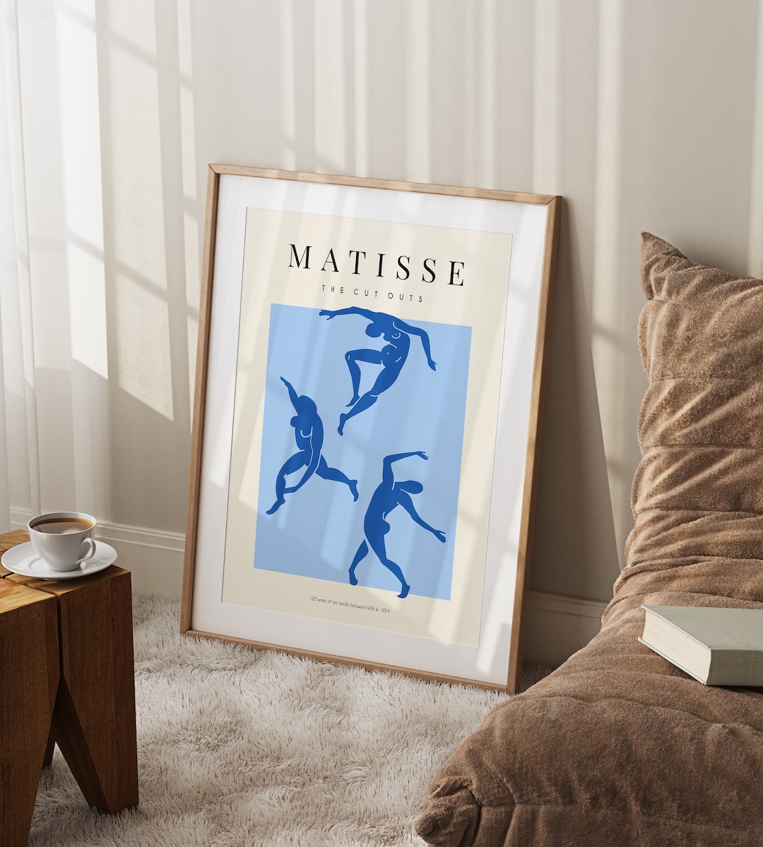 Blue Matisse Dancers Poster, Matisse Exhibition Print, Matisse Dancing ...