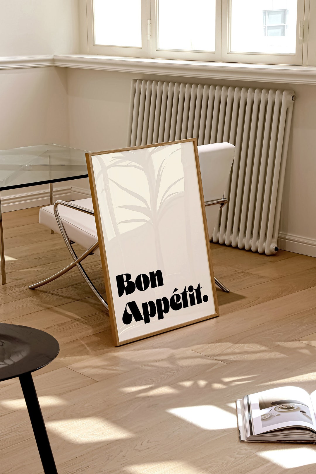 Bon Appetit Poster, Kitchen Wall Art, Bon Appetit Quote Poster ...