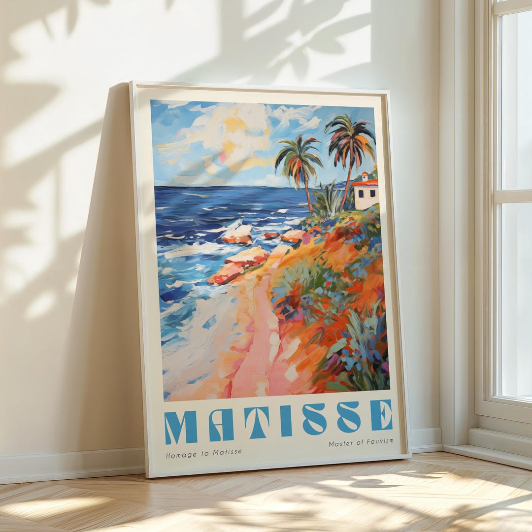 Matisse Coastal Print DOWNLOAD Print, Matisse Landscape Painting Poster ...