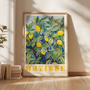 Matisse Lemons DOWNLOAD Print, Mediterranean Painting, Matisse ...