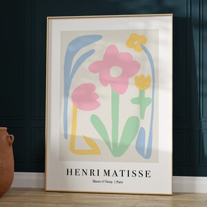 Pastel Matisse Exhibition Poster, Matisse Exhibition Print, Matisse ...