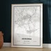 SEDONA AZ Map Print Sedona Map Poster Sedona Map Wall Art - Etsy