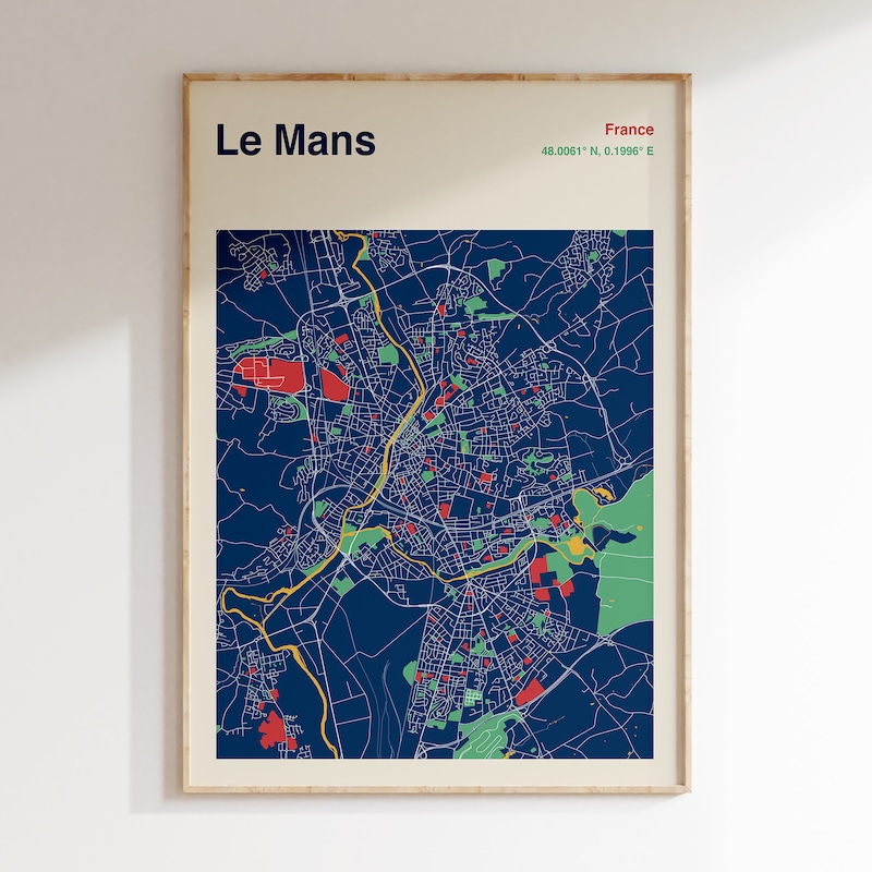 Le Mans Poster - Etsy