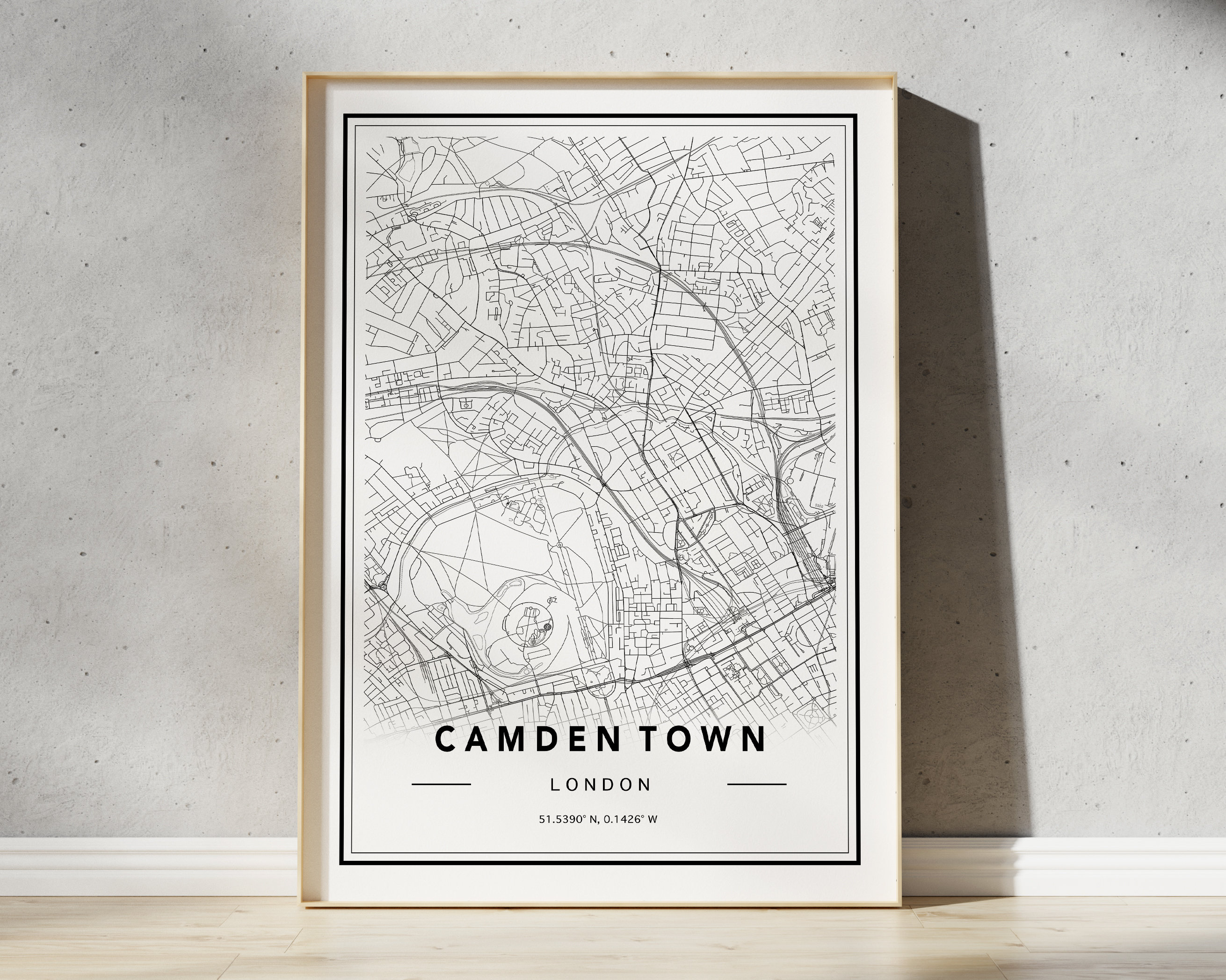 Camden Town Map Print Camden Town Map Poster Camden Town Map - Etsy UK