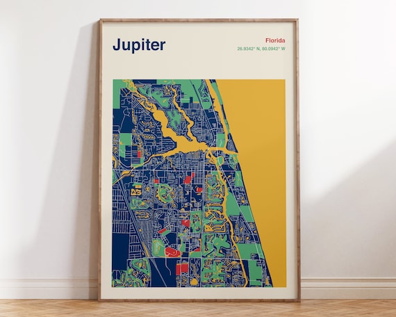 Map Jupiter Florida