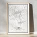 SEDONA AZ Map Print Sedona Map Poster Sedona Map Wall Art - Etsy