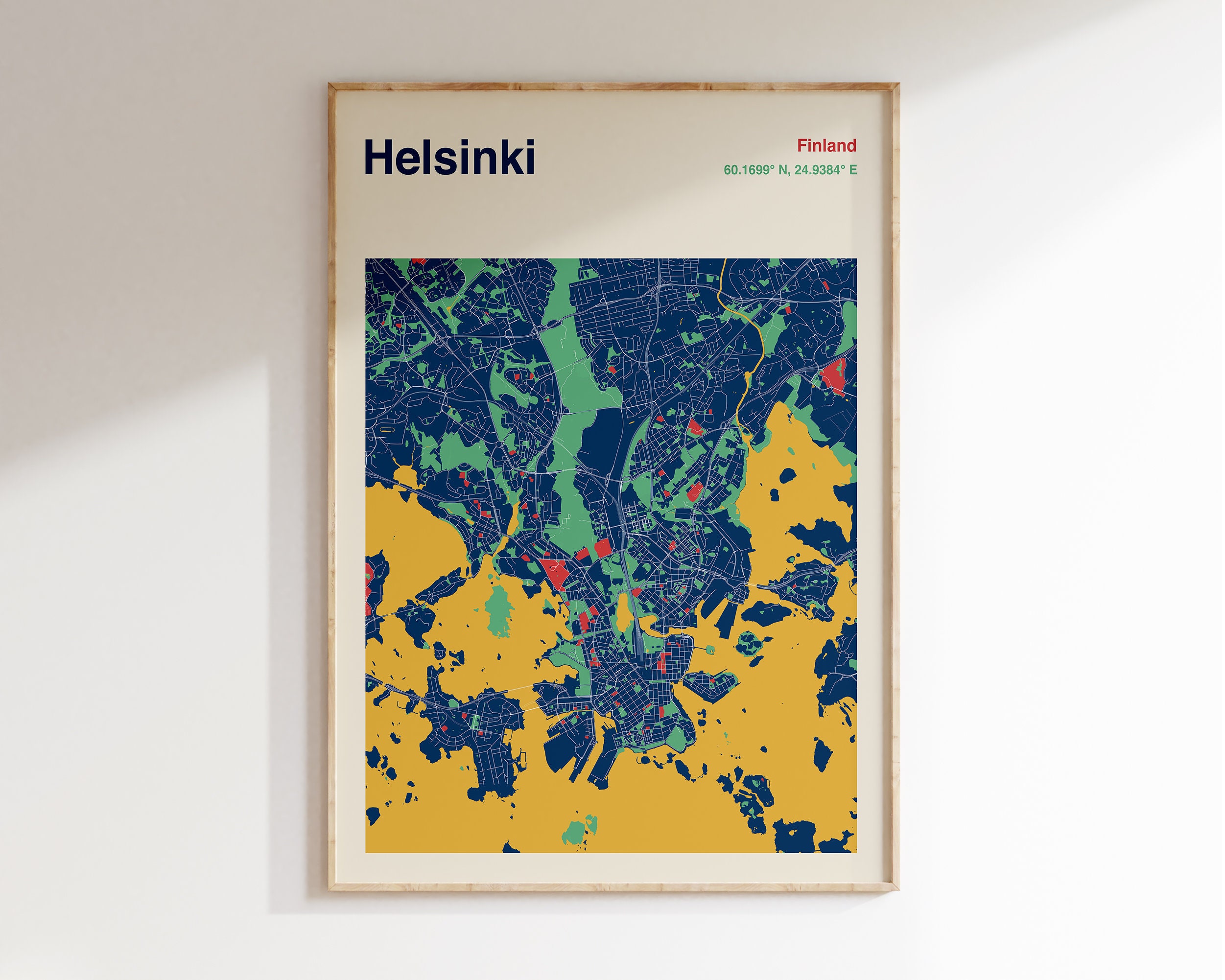 Set of 3 Custom Map Posters DIGITAL DOWNLOAD Maps Modern Map - Etsy UK