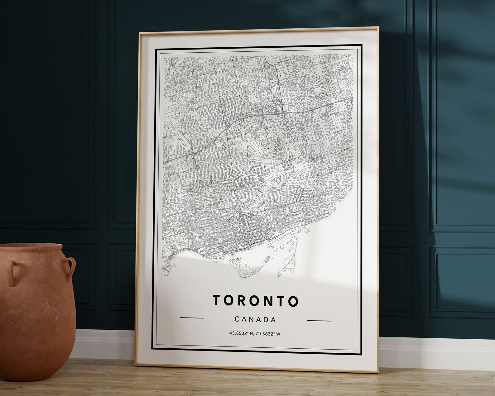 Toronto Map Print Toronto Map Poster Toronto Map Wall Art - Etsy
