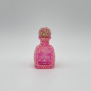 Pink Patron Silver Tequila Cute Mini 50ml Empty Custom Liquor Bling ...