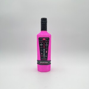 Pink Whitney Vodka 750ml Empty Pink Glittered Cute Bling Bottle Liquor ...