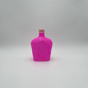 Crown Royal 750ml Pink Glittered Iridescent Rhinestone Empty Whiskey ...