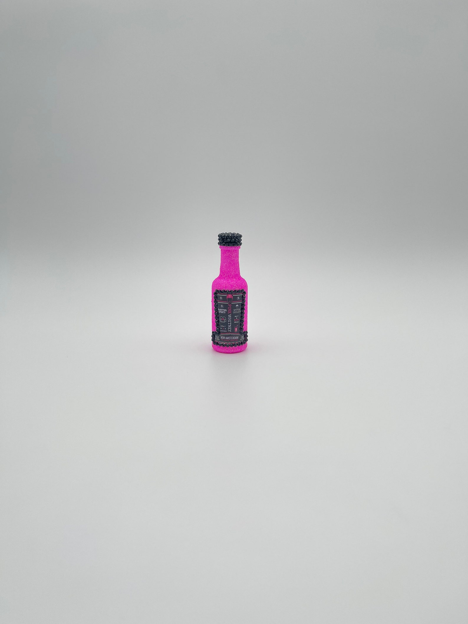 Pink Whitney Vodka Mini 50ml Empty Glittered Cute Bling Bottle Liquor ...