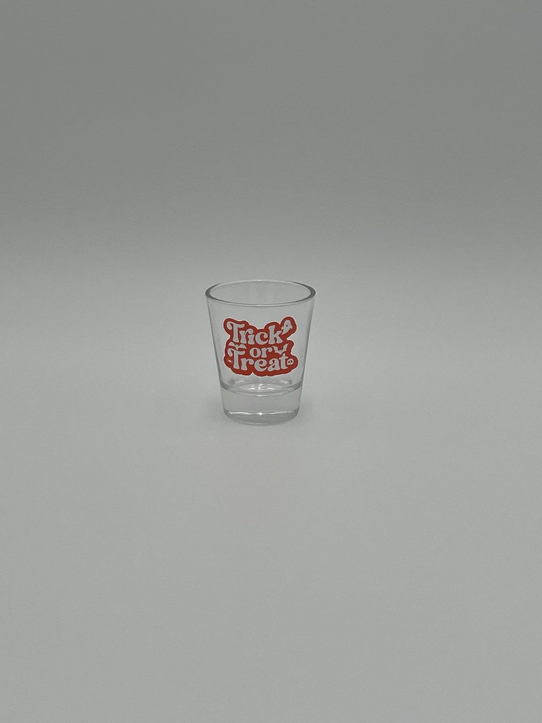 Trick or Treat Halloween Spooky Shot Glass - Etsy