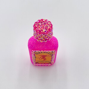 Fireball Cinnamon Whiskey Mini 50ml Empty Pink Glittered Rhinestone ...
