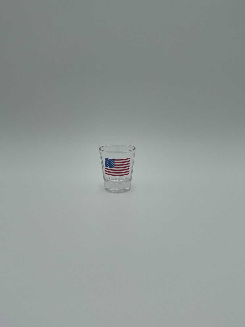 United States Flag Custom Shot Glass Patriotic American Party Gift ...