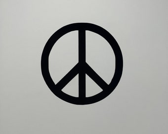 Small Peace Sign Sticker - Etsy