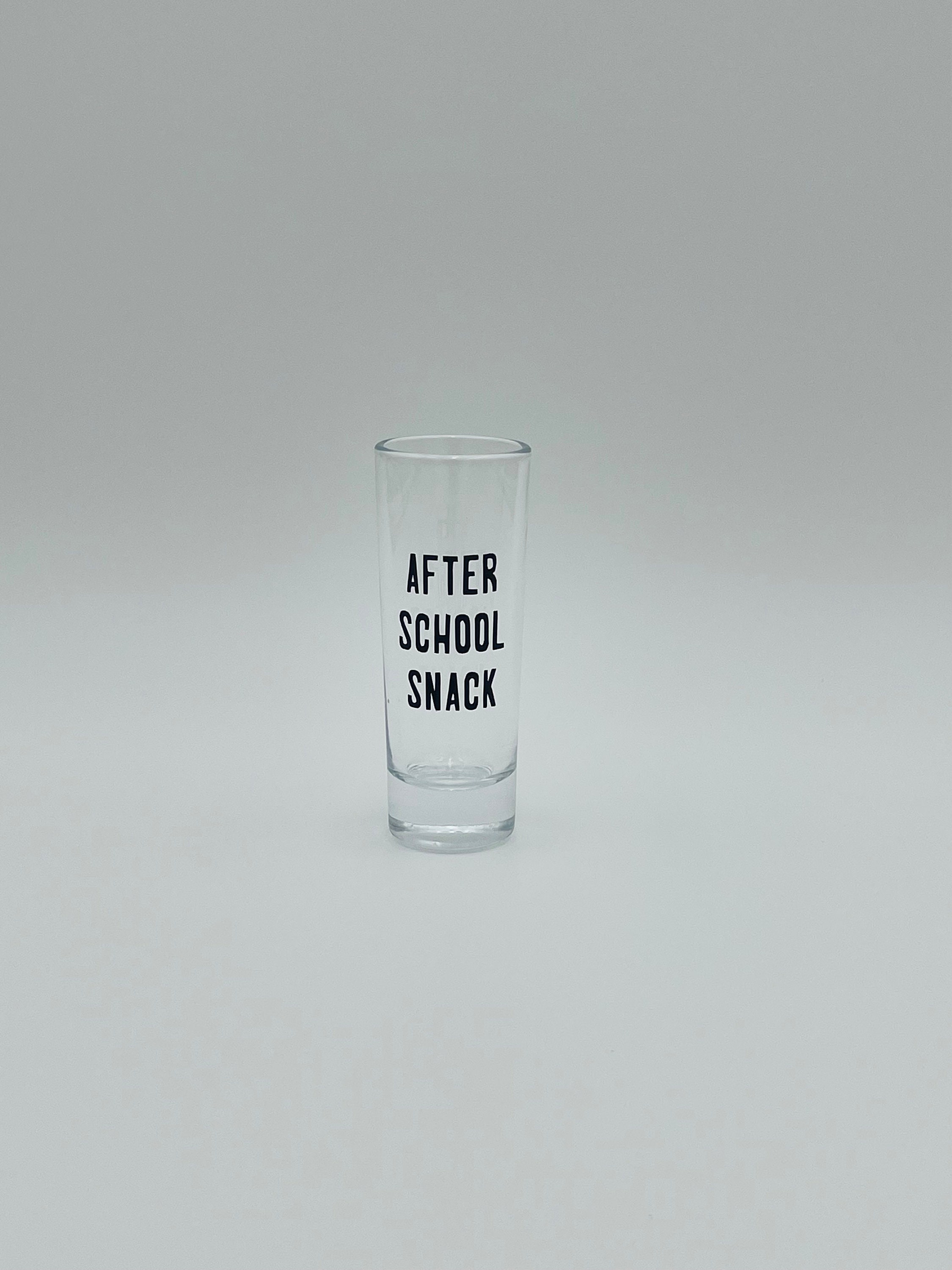 After School Shot Glass Funny Single or Double Glass Size Cute Custom ...