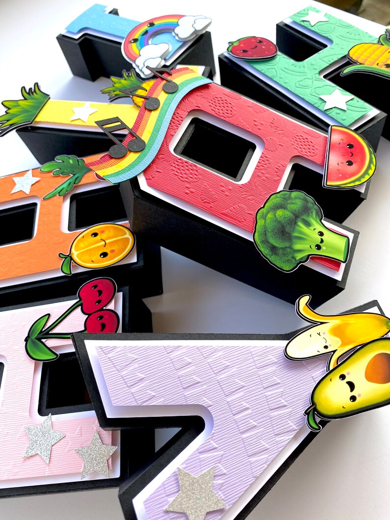 Hey Bear Sensory ONE 3D Letters Hey Bear Birthday 3D Letters - Etsy New ...