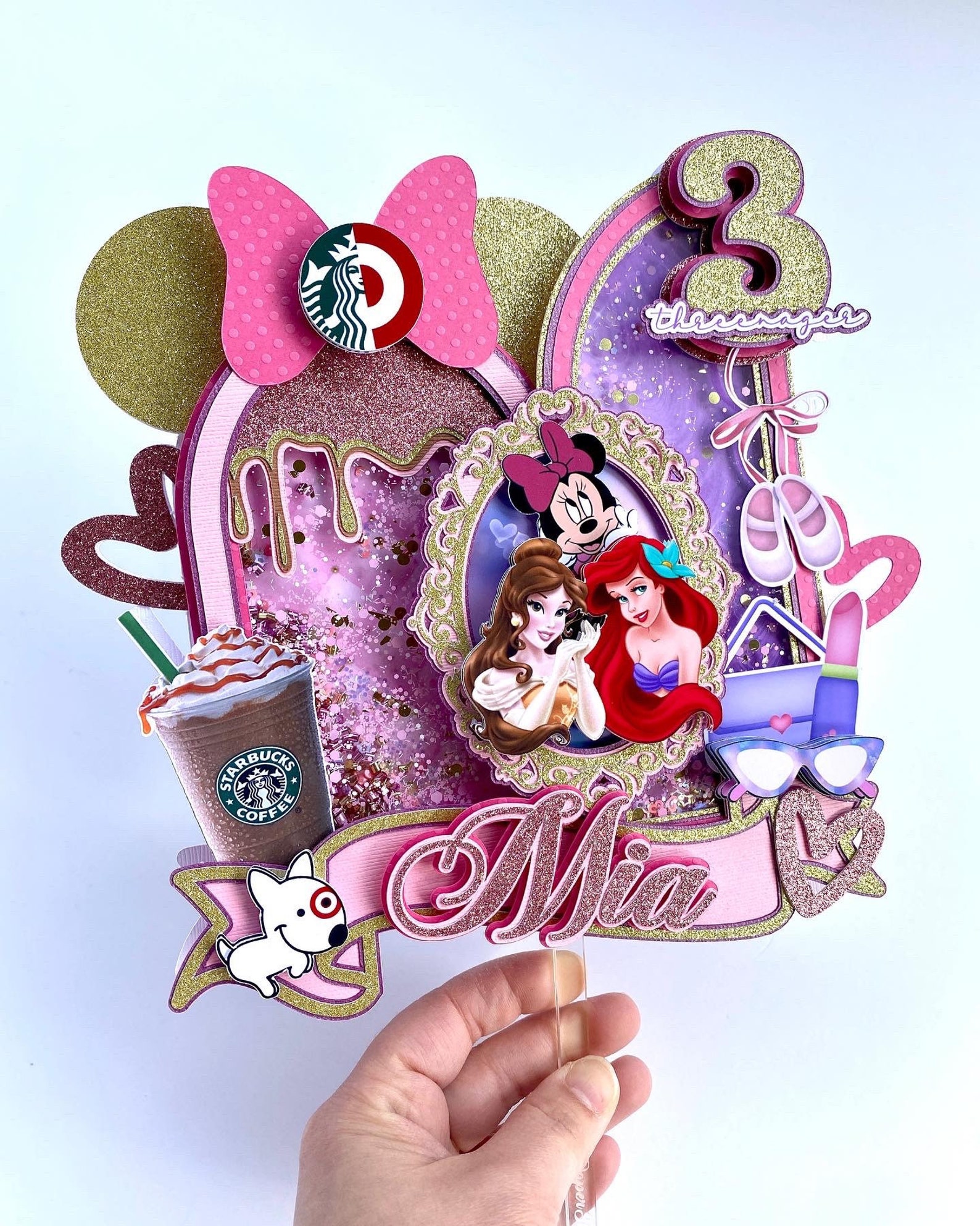 Threenager Cake Topper - Etsy