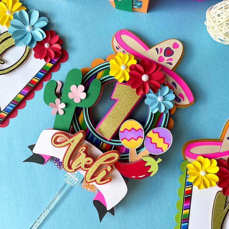 Fiesta Cake Topper - Etsy
