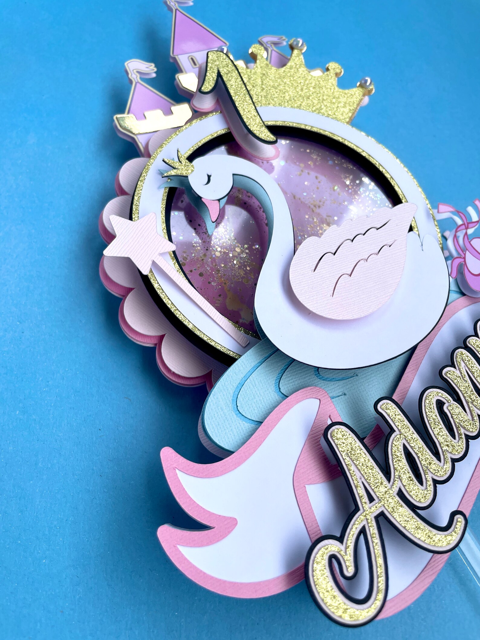 Swan Princess Cake Topper, Swan Princess Party Packages - Etsy