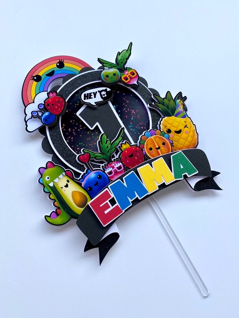 Birthday Hey Bear Sensory Cake Topper Hey Bear Sensory Party - Etsy