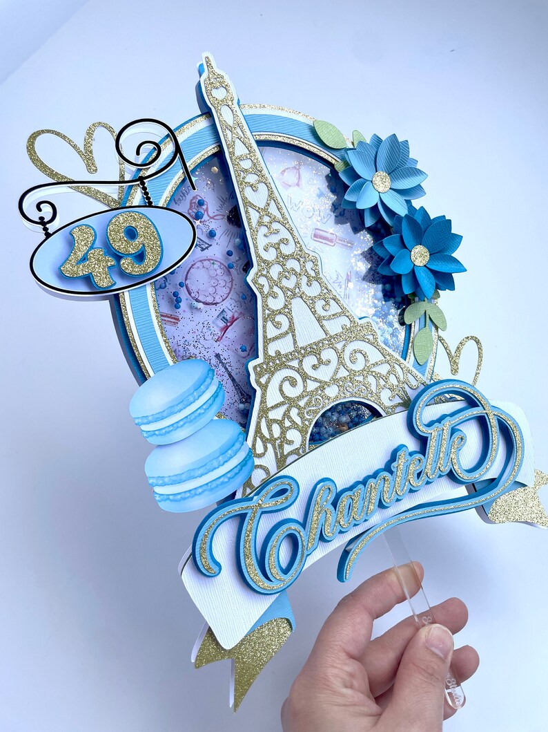 Paris Themed Cake Topper Paris Theme Birthday Party Paris - Etsy