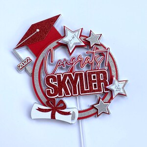 Congrats Grad | Graduation Cake Topper | Congrats Grad Cake Topper - Etsy