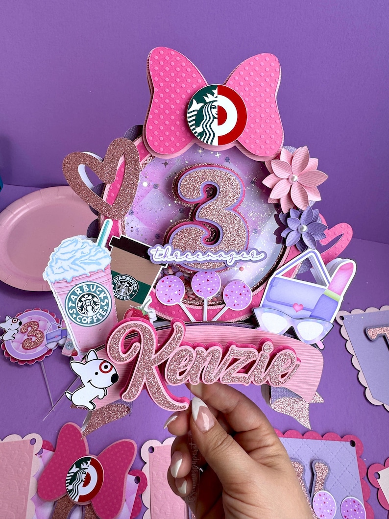 Threenager Cake Topper - Etsy