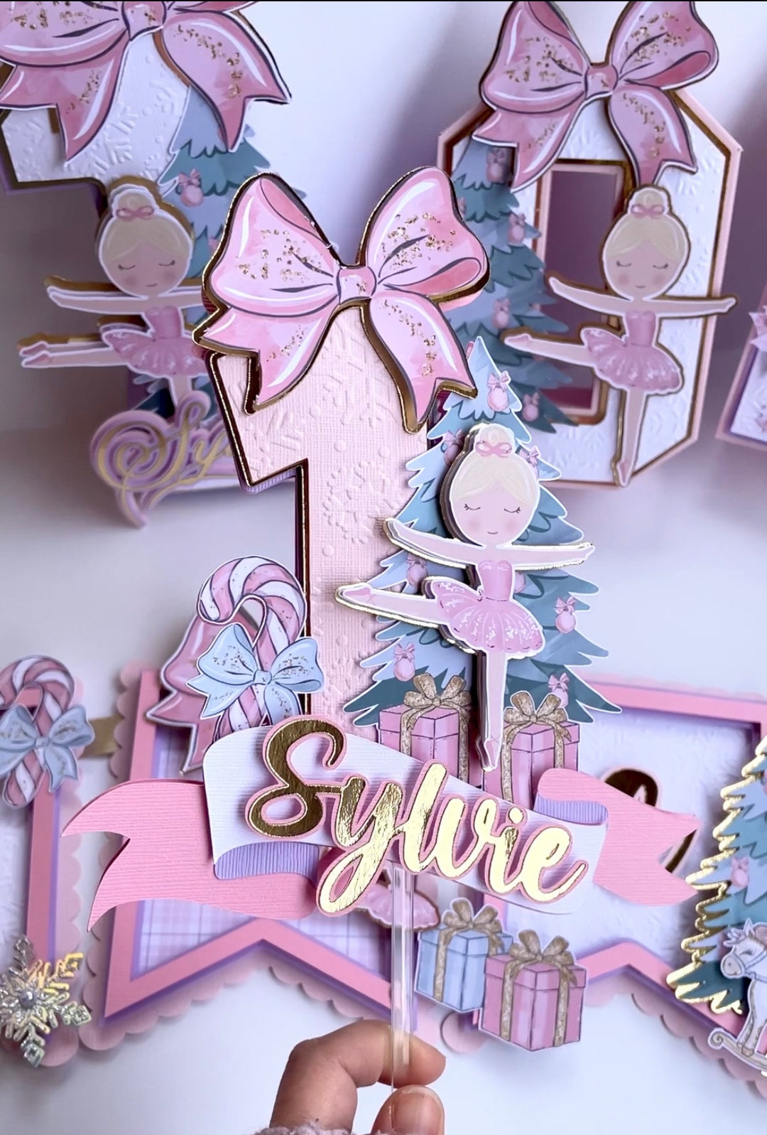 Pink Nutcracker Cake Topper - Etsy
