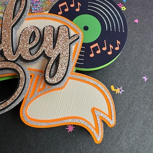 Disco Party Cake Topper Disco Dance Party Decorations 70s Cake Topper ...