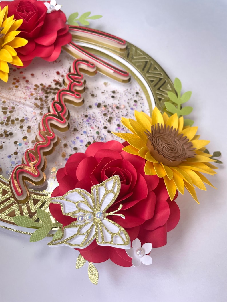 Sunflower Happy Birthday Cake Topper , Sunflower Birthday Party ...