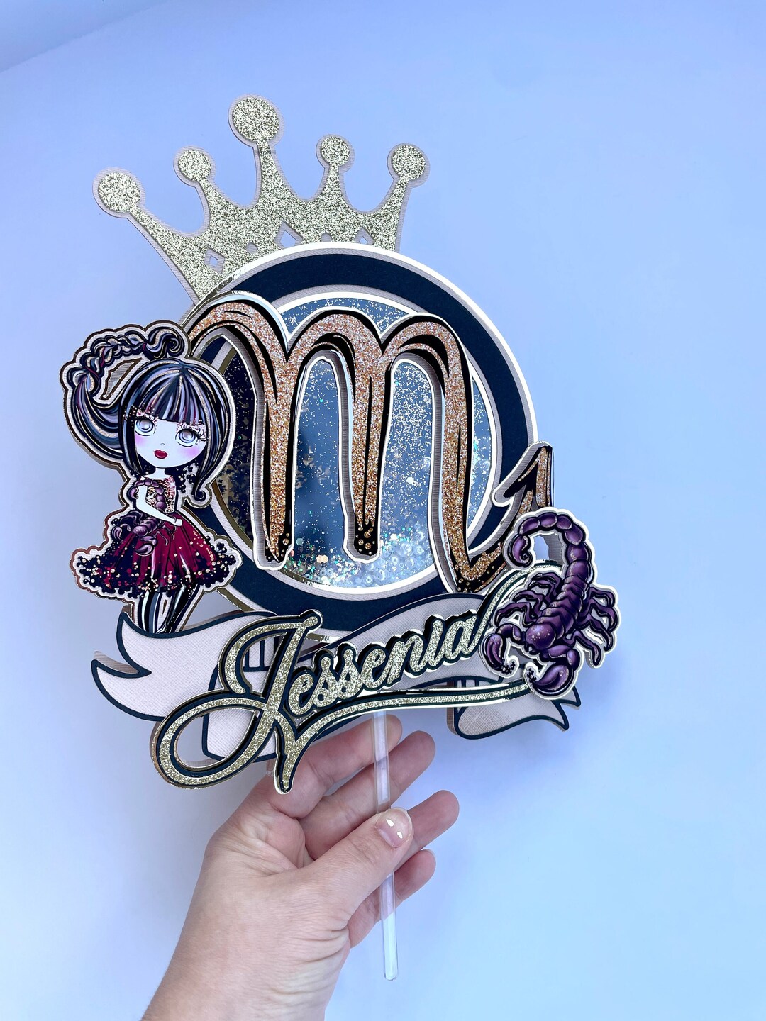 Scorpio Cake Topper Zodiac Cake Topper Zodiac Party - Etsy