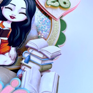 Book Lover Cake Topper, Books Stickers, Books Poster, Books Decoration ...