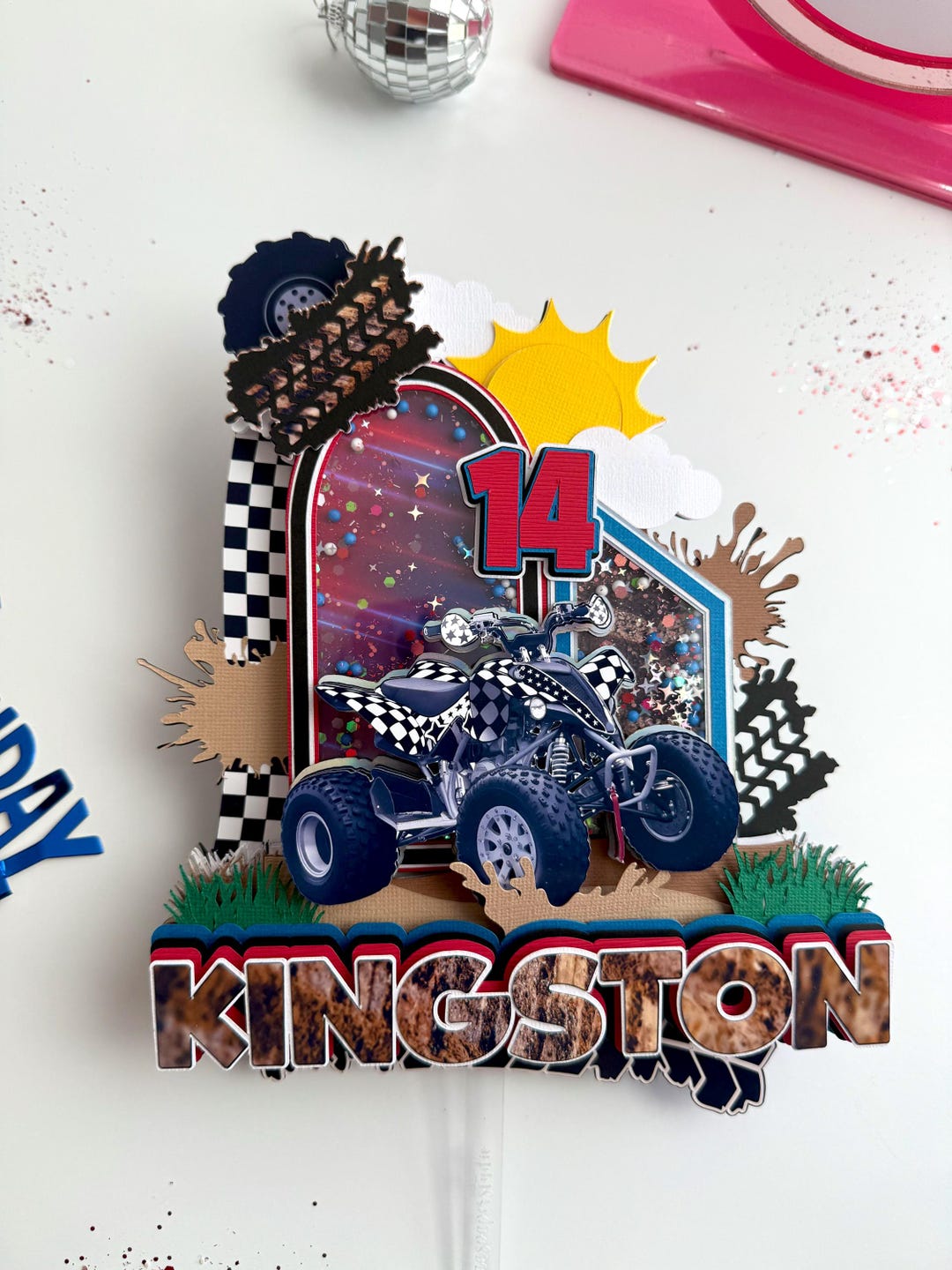 ATV Cake Topper, Four Wheeler Birthday Party - Etsy