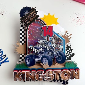 ATV Cake Topper, Four Wheeler Birthday Party - Etsy