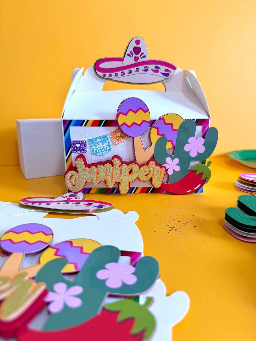 Fiesta Themed Gable Boxes - Etsy