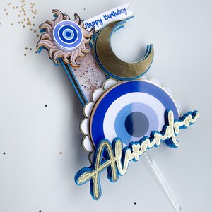 Evil Eye Cake Topper, Mal De Ojo Cake Topper - Etsy