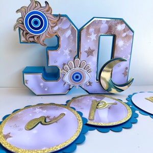 Evil Eye Cake Topper, Mal De Ojo Cake Topper - Etsy