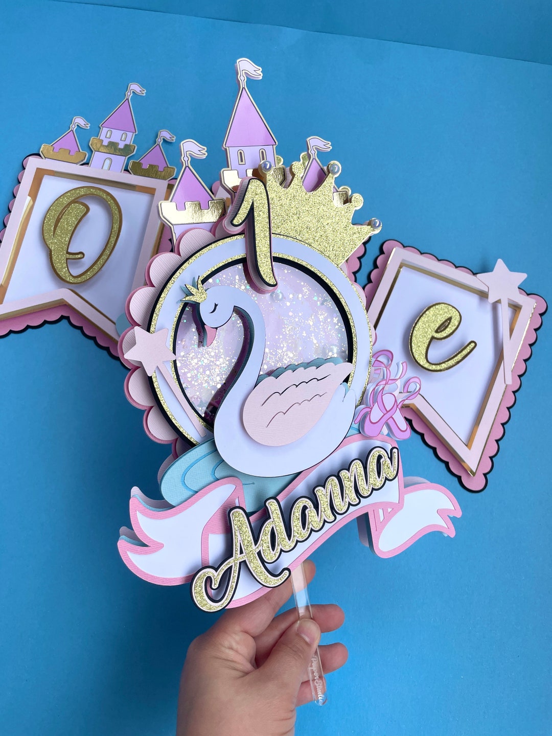 Swan Princess Cake Topper, Swan Princess Party Packages - Etsy