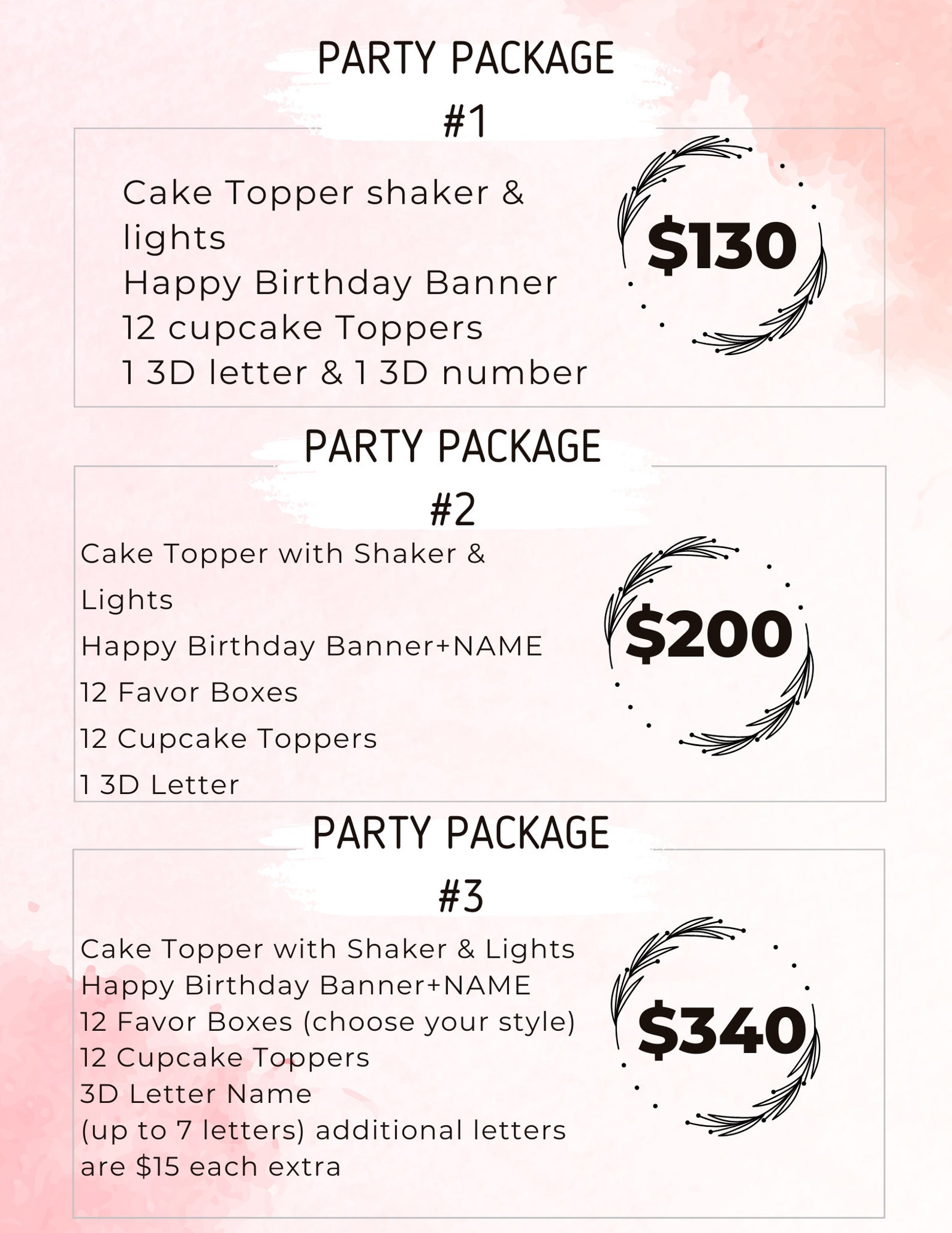 Enchanted Garden Cake Topper Enchanted Garden Party - Etsy