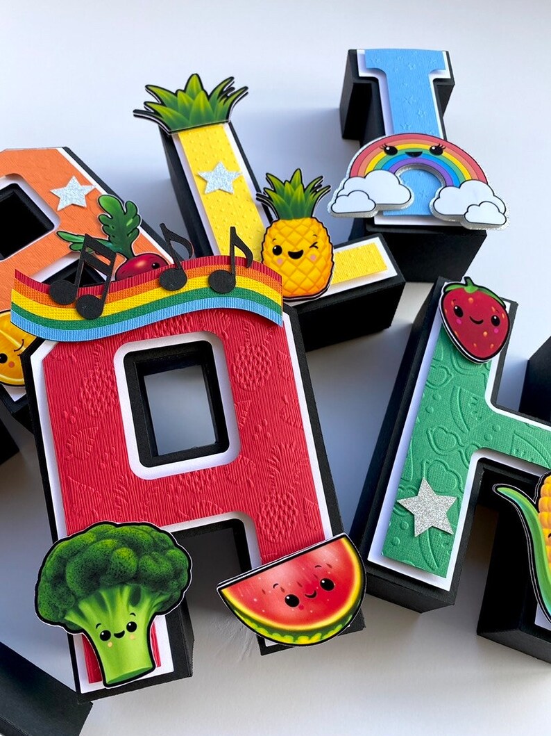 Hey Bear Sensory ONE 3D Letters Hey Bear Birthday 3D Letters - Etsy New ...