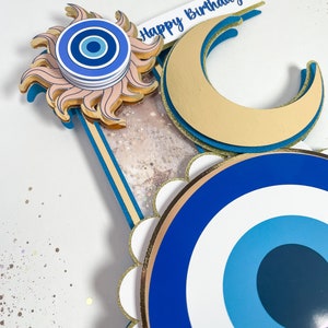 Evil Eye Cake Topper, Mal De Ojo Cake Topper - Etsy