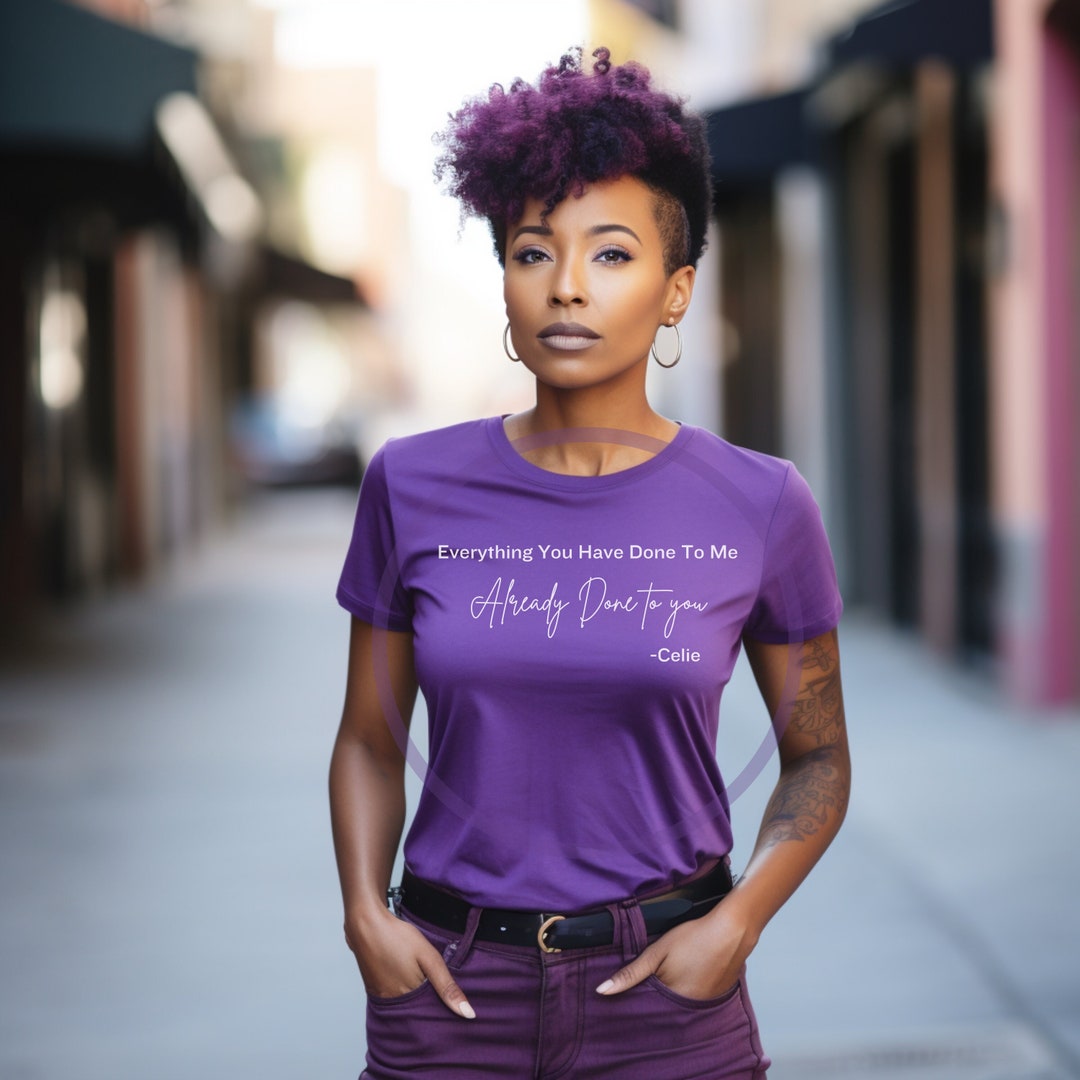 The Color Purple Movie Quotes,color Purple Quote Svg, Png T-shirt Idea ...